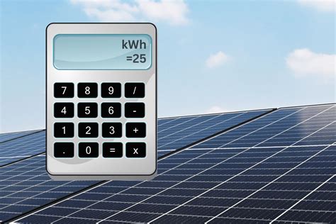 How To Calculate Solar Panel Kwh Energy Theory