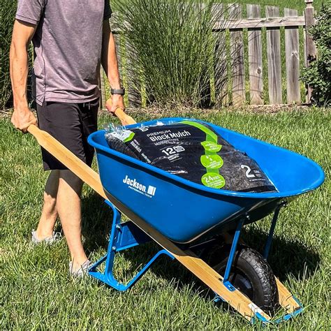 Low Profile Wheelbarrow Plastic And Steel Wheelbarrows Tufx®
