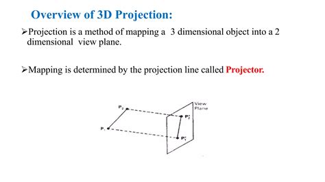 Parallel And Perspective Projection In 3 D Cg Pptx 3 D Graphics Computer Software And