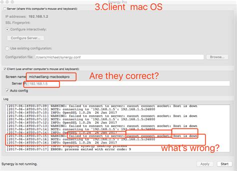 Cant Connect Win10 To Mac Os，host Is Downcannot Connect Socket General Discussion Symless