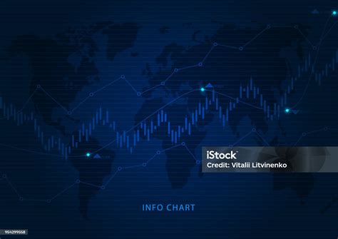 금융 데이터 그래프 차트 벡터 일러스트 레이 션입니다 그래프 차트 금융 추상적인 배경입니다 비즈니스 개념 시장 소매점에 대한 스톡 벡터 아트 및 기타 이미지 Istock