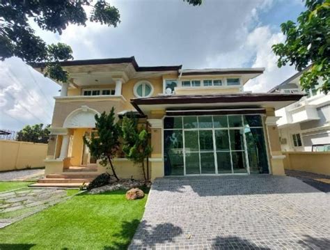 ขายบ้านเดี่ยว 2 ชั้น นันทวันสวนหลวง ร 9 ประเวศ เนื้อที่ 141 ตรว มี 5