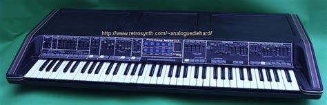 Moog Polymoog Analog Polyphonic Synthesizer