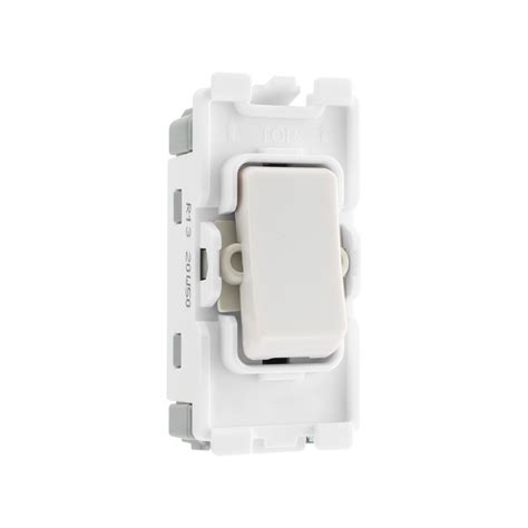 BG Nexus Grid R13 20Ax White Intermediate Grid Switch Module IE