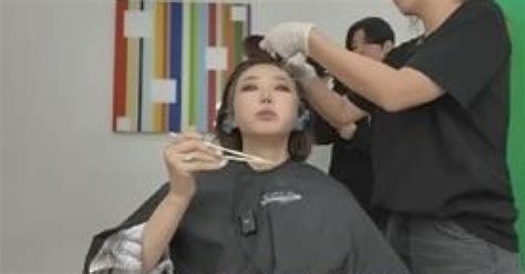 39세 고준희 일주일에 한 번 뿌염 단발머리 팁 보이는데만