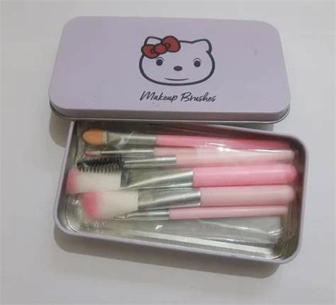 Plastic Cosmetic Makeup Brush Set For Personal Packaging Type Box At