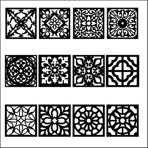 Laser Cut And CNC Patterns Precision Designs For Cutting Projects