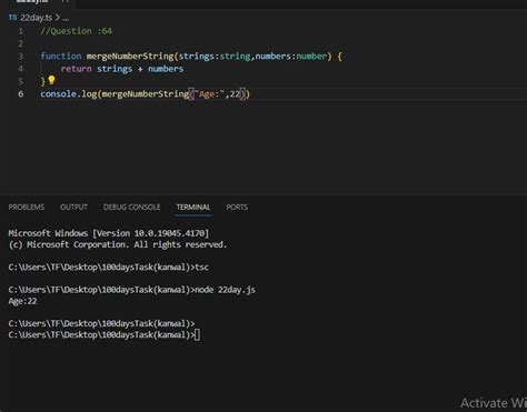 Kanwal Heer On Linkedin 100daystask 22daytask Typescript Keepcoding Governorsindh