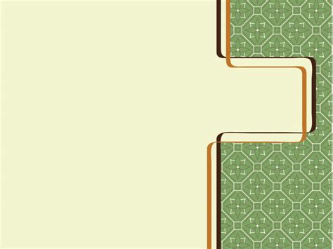 Ornamental Border Powerpoint Templates Border Frames Green Textures Backgrounds