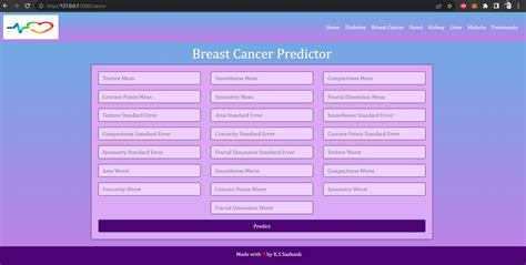 Github Kalakamcherisashank Smart Disease Predictor