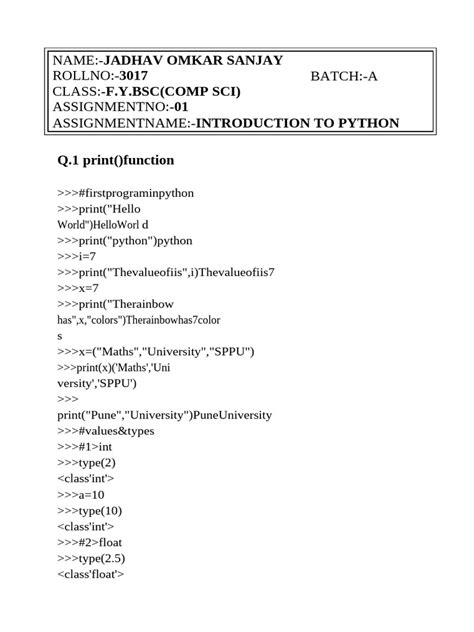 Assignment Py All Pdf