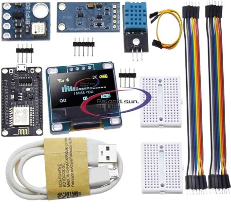 Esp8266 Weather Station Kit With Dht11 Temperature Esp8266 Weather