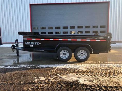 2022 Moritz 7x14 Dump Trailer Res Auction Services