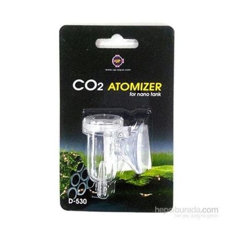 Planted Aquarium Up Co2 2 In 1 Clear Glass Atomizer For