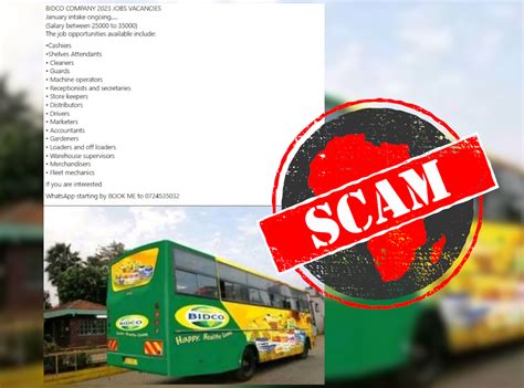 No Kenyan Consumer Goods Giant Bidco Africa Not Hiring For These