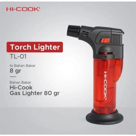 Jual Korek Api Gas Pematik Api Obortorch Lighter Hi Cook Tl 01