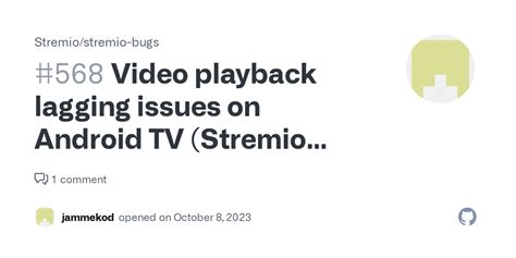 Video Playback Lagging Issues On Android Tv Stremio Version 163