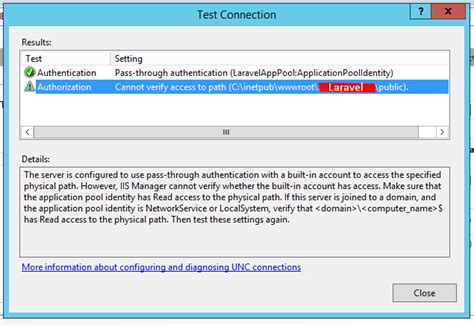 Php How Can I Get An Application Correctly Working On Iis 7 5 Stack Overflow