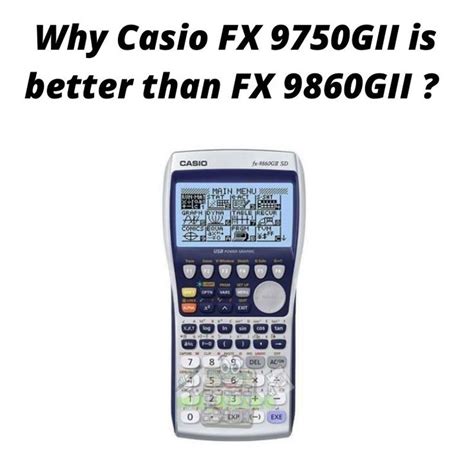 Casio FX GII Vs FX GII Casio Graphing Calculator Graphing
