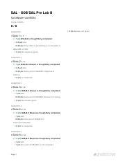 Prelab Pdf AL G AL Pre Lab SAVANNAH VANEGAS TOTAL POINTS QUESTION Slide