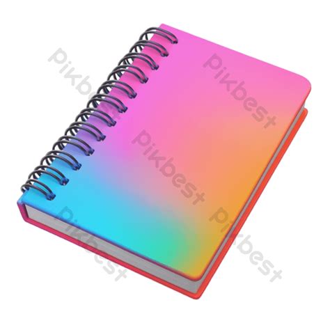 Vibrant Notebook Showcasing A Rainbow Color Palette PNG Images PNG Free Download Pikbest