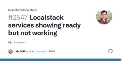 localstack services showing ready but not working · issue 2547 · localstack localstack · github