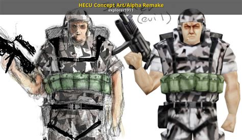 Hecu Concept Artalpha Remake Mod For Half Life Hl Mods