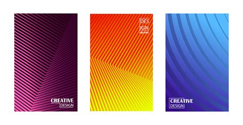 기하학적 그라데이션 설계의 최소 커버 디자인 벡터 하프톤 그라데이션 선입니다 텍스트 현대 미술 그래픽프레임 명함 초대장 기프트