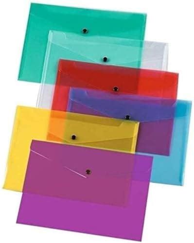 Luxn File Organiser 24 Pockets Expanding File Folder With Lid And Rainbow Colour Labels A4 Size