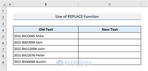 Find And Replace Multiple Values In Excel Quick Methods Exceldemy
