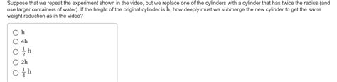 Solved Suppose That We Repeat The Experiment Shown In The