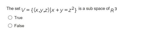 Solved For any real number α the set α 1 1 α form a Chegg