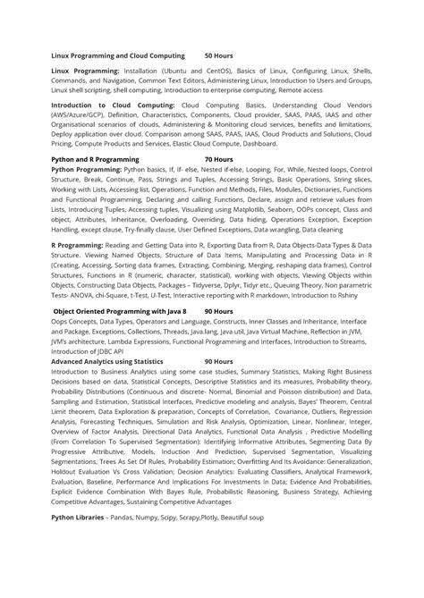 Dbda Syllabus Cdac Linux Programming And Cloud Computing 50 Hours Linux Programming