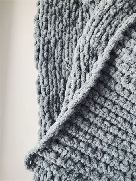 Плюшевый плед Вязаное одеяло Плюшевый Вязание