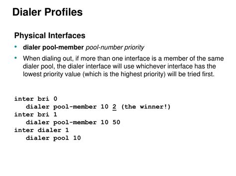 Ppt Dialer Profiles Powerpoint Presentation Free Download Id6650418