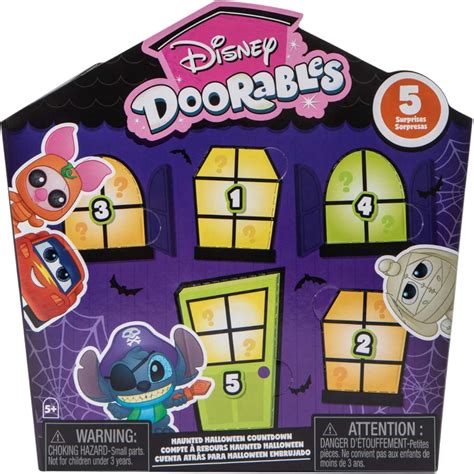 Disney Doorables Halloween Edition 5 Surprise Blind Bags With 4 Figures And 1