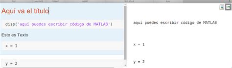 Usuarios Matlab En Español Matlab Live Editor Parte 3
