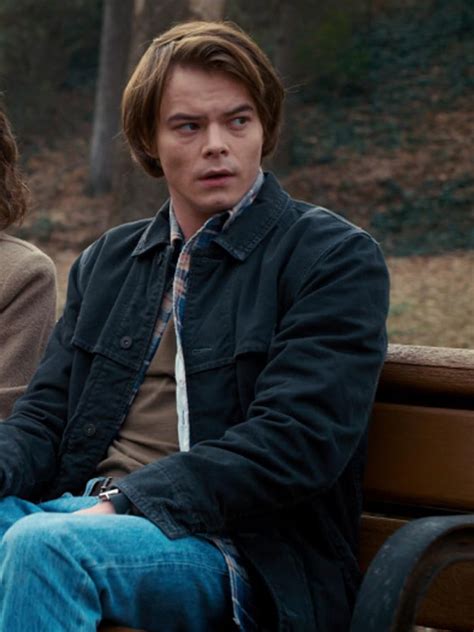 Jonathan Byers Stranger Things S02 Black Jacket