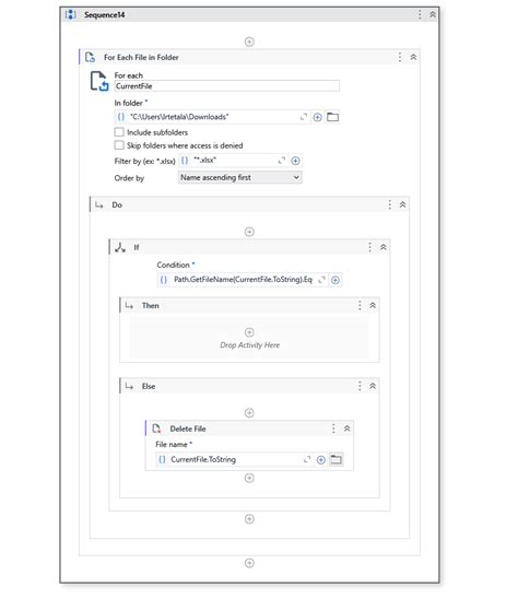 How To Delete Excel Files From Download Folder Except One Particular