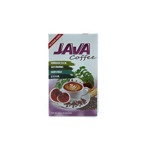 Java 8 In 1 Herbal And Health Coffee Mix With Guyabano Extract Mangosteen Extract Malunggay
