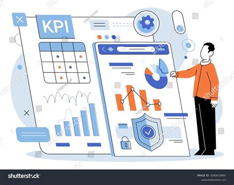 Kpi Key Performance Indicator Vector Illustration Stock Vector Royalty Free 2393613697