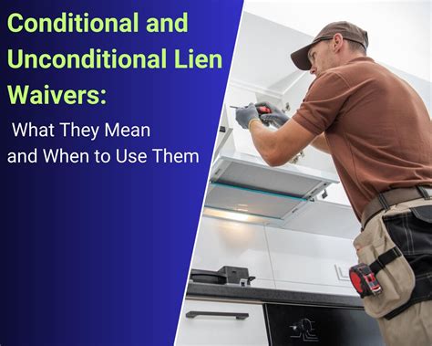 Comprehensive Lien Waiver Template Conditional Unconditional Forms For Contractors Etsy