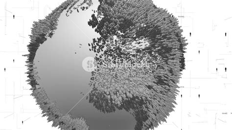 Global Population Density Men And Woman Animation Moment Stock Image Sbi 350488668 Storyblocks