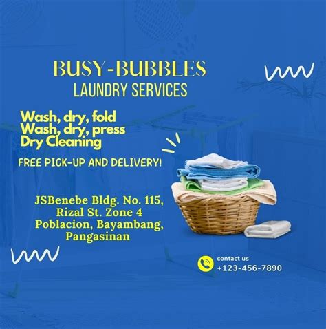 Busy Bubbles Laundry Services Bayambang