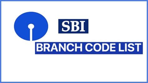 SBI Branch Code List PDF Download 2025