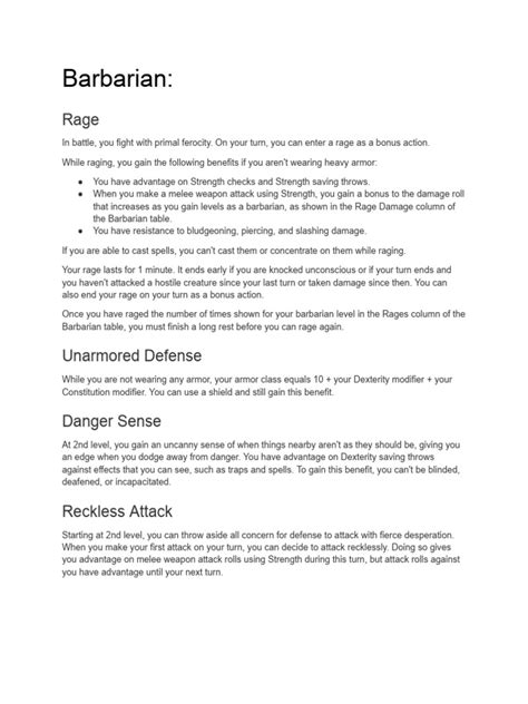 Jojo Class Features Pdf