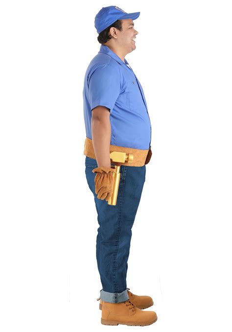 Adult Plus Size Disney Wreck It Ralph Fix It Felix Costume Disney Costumes