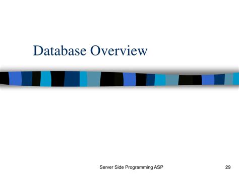 Ppt Server Side Programming And Database Integration Powerpoint