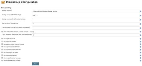 Jenkins ThinBackup Scheduled Backup Is Not Running Stack Overflow