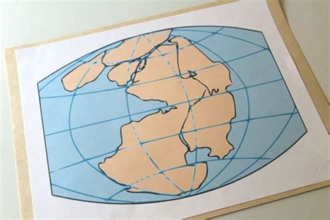 Hands On Geography Activity Make A Pangaea Puzzle